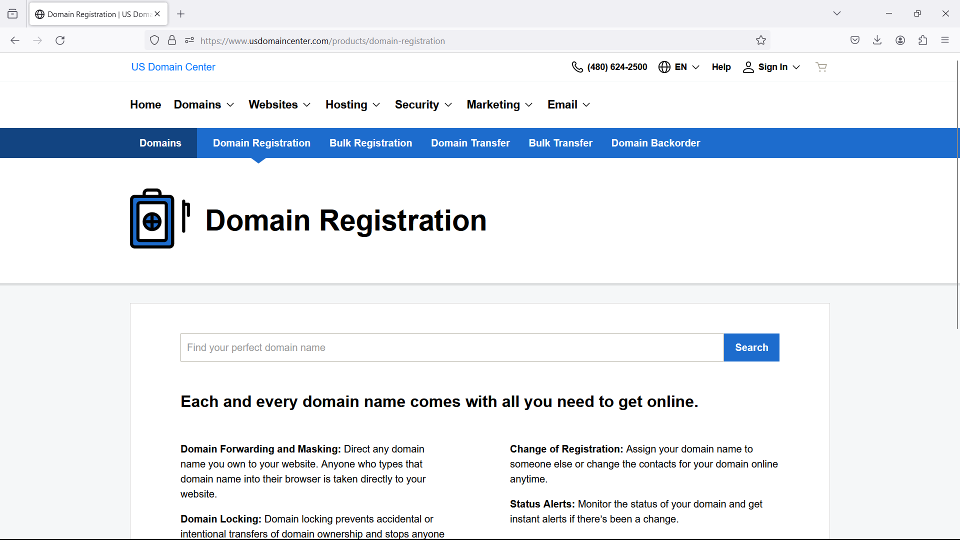 US Domain Center 域名注册 – 免费企业建站- 自助建站| 自助建站系统| 免费WordPress建站服务